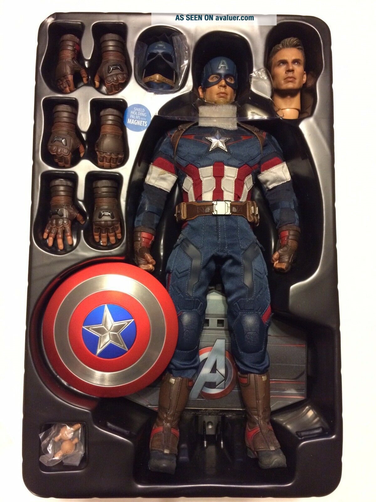 Hot Toys MMS281 Avengers Age Of Ultron Captain America 1/6 Figure ...