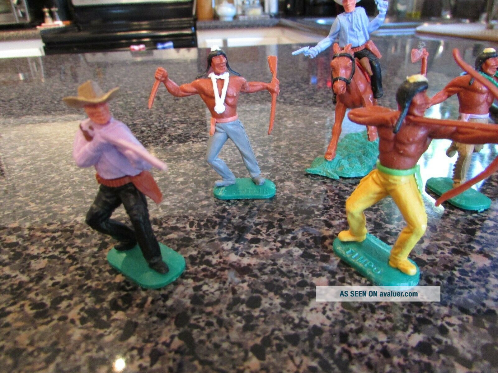 TIMPO TOYS - ENGLAND - VINTAGE PLASTIC WESTERN FIGURES - 1960´s ...