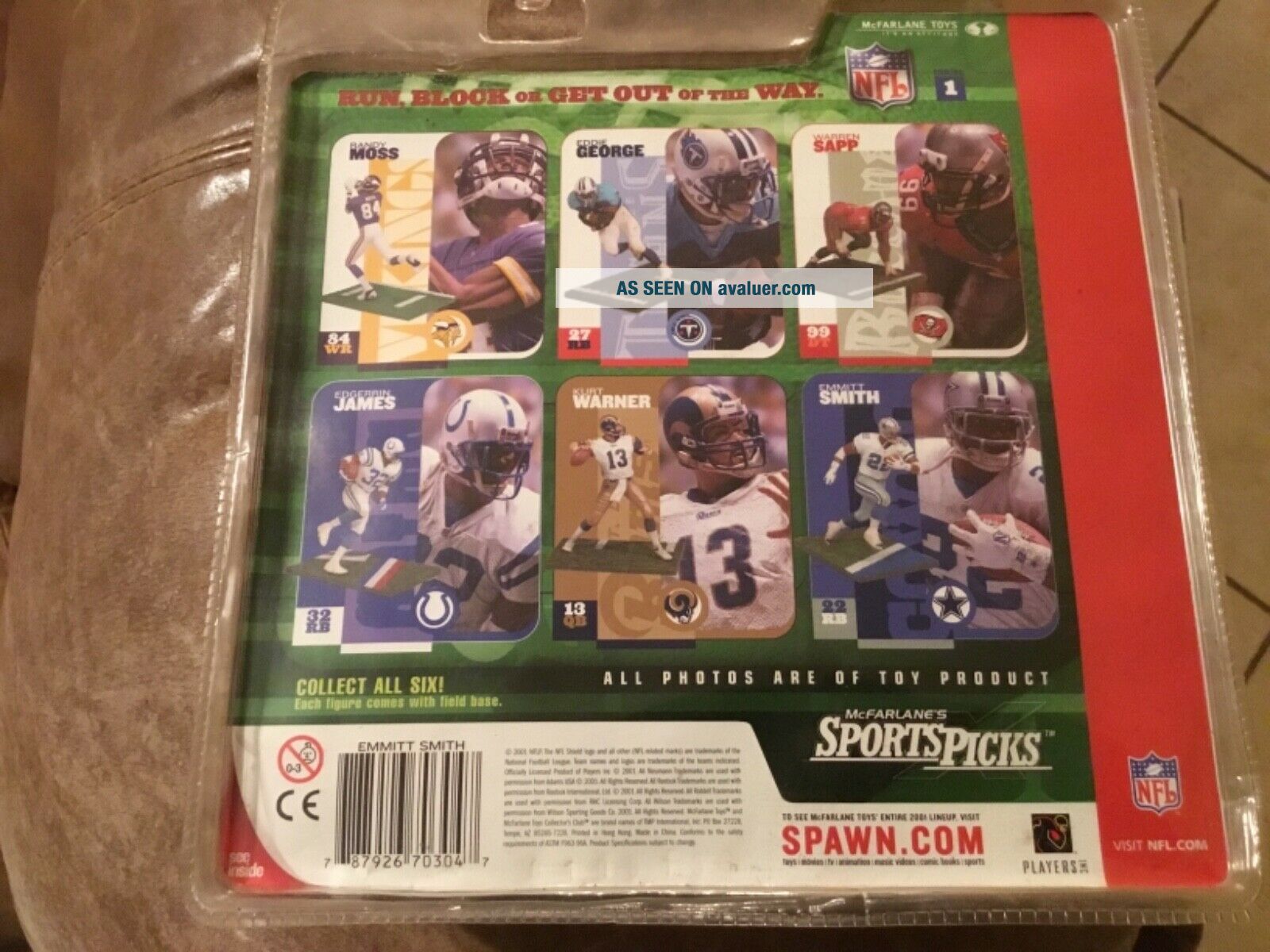 MCFARLANE EMMITT SMITH NFL SERIES 1 DALLAS COWBOYS FIGURE - | #8736261