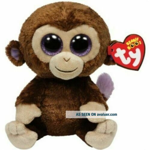 Coconut Monkey TY Beanie Boos Plush Stuffed Animal 13 " Medium With ...