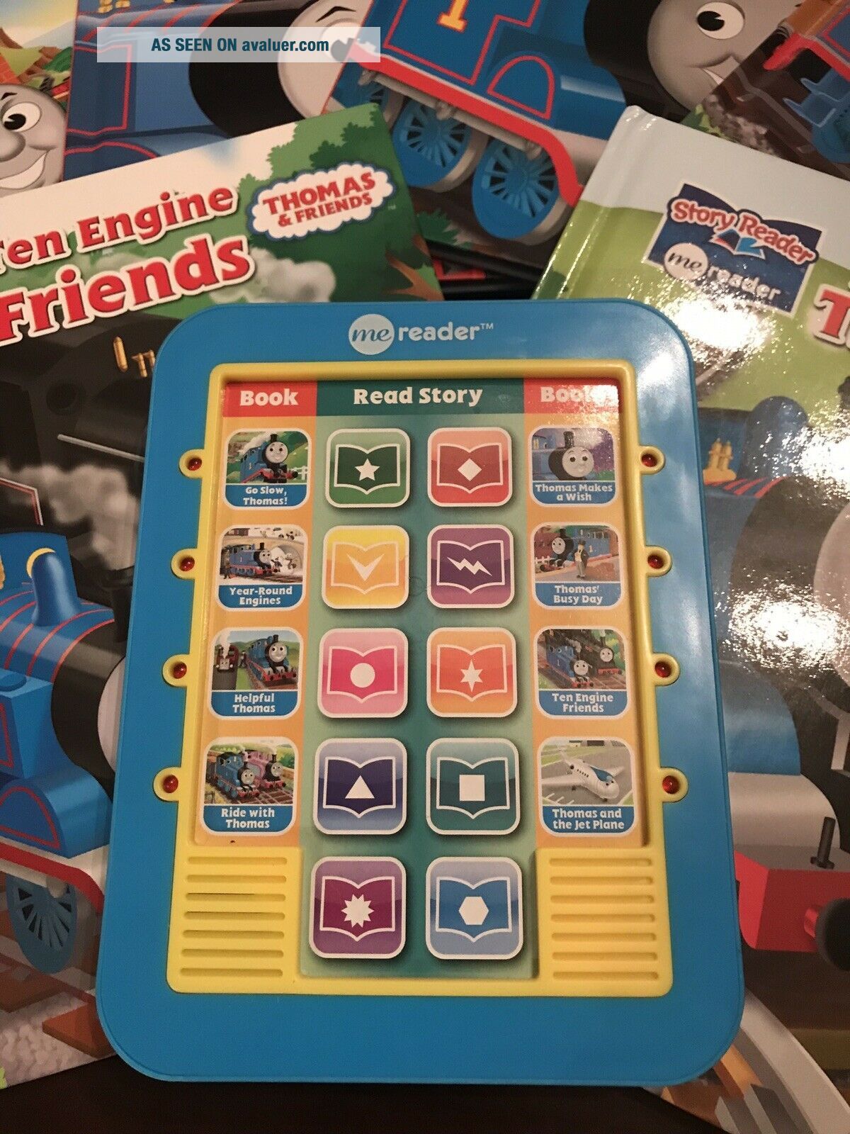 Thomas & Friends Tank Engine Electronic Story Me Reader 8 Book Library ...