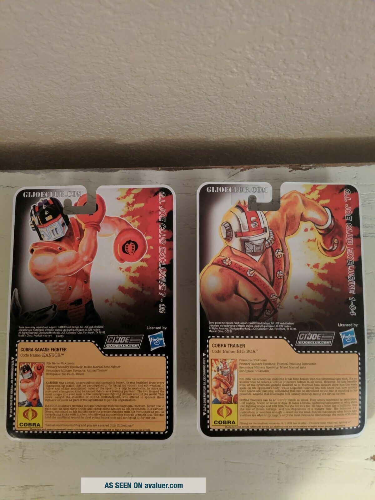 GI Joe Collector ' S Club Exclusive - Big Boa And Kangor | #8747637