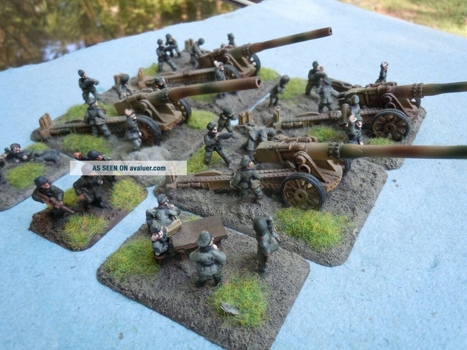 Flames Of War: German Gbx61 12. 8cm K81 Heavy Arty Battery Paint By ...