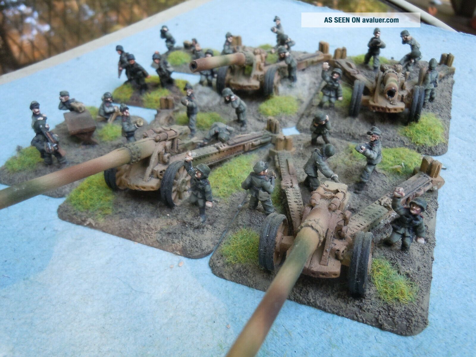 Flames Of War: German Gbx61 12. 8cm K81 Heavy Arty Battery Paint By ...