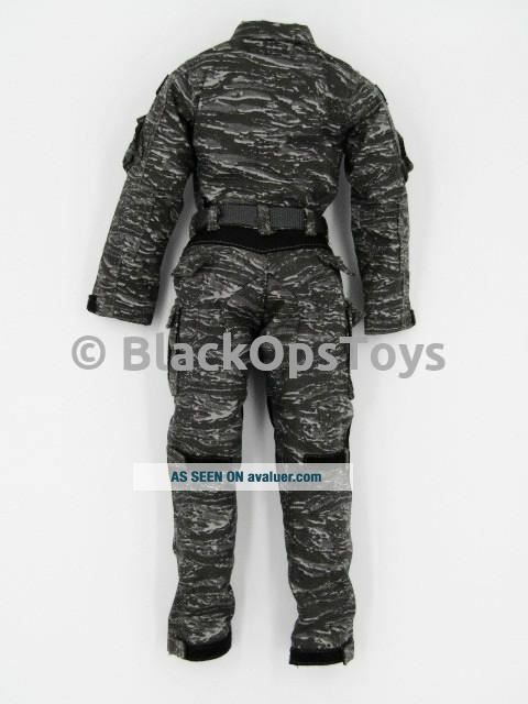 1/6 Scale Easy & Simple CIA SAD Custom Urban Tiger Stripe Camo Uniform ...
