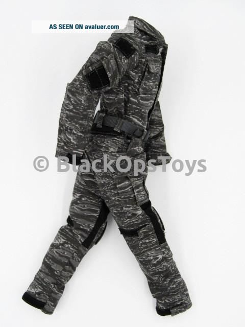1/6 Scale Easy & Simple CIA SAD Custom Urban Tiger Stripe Camo Uniform ...