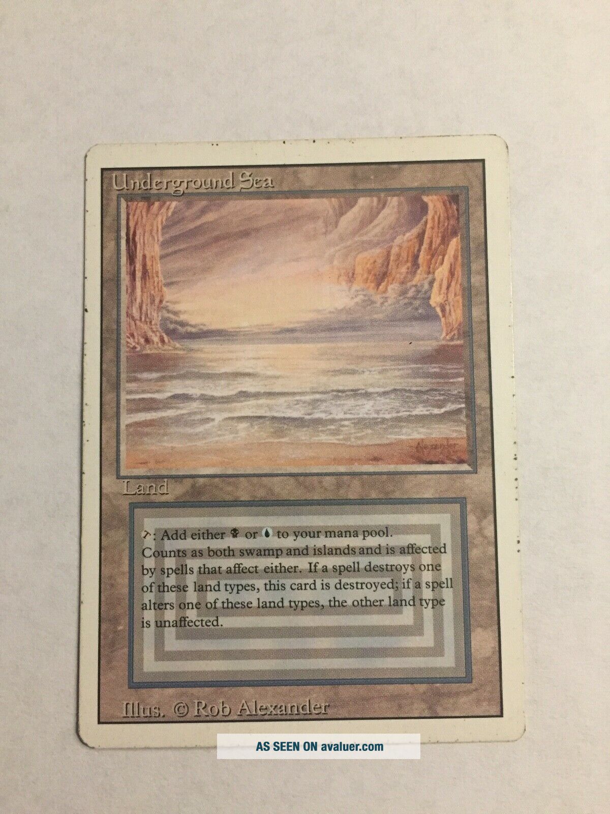 UNDERGROUND SEA - Revised 3rd Edition Dual Land MTG Magic The Gathering ...
