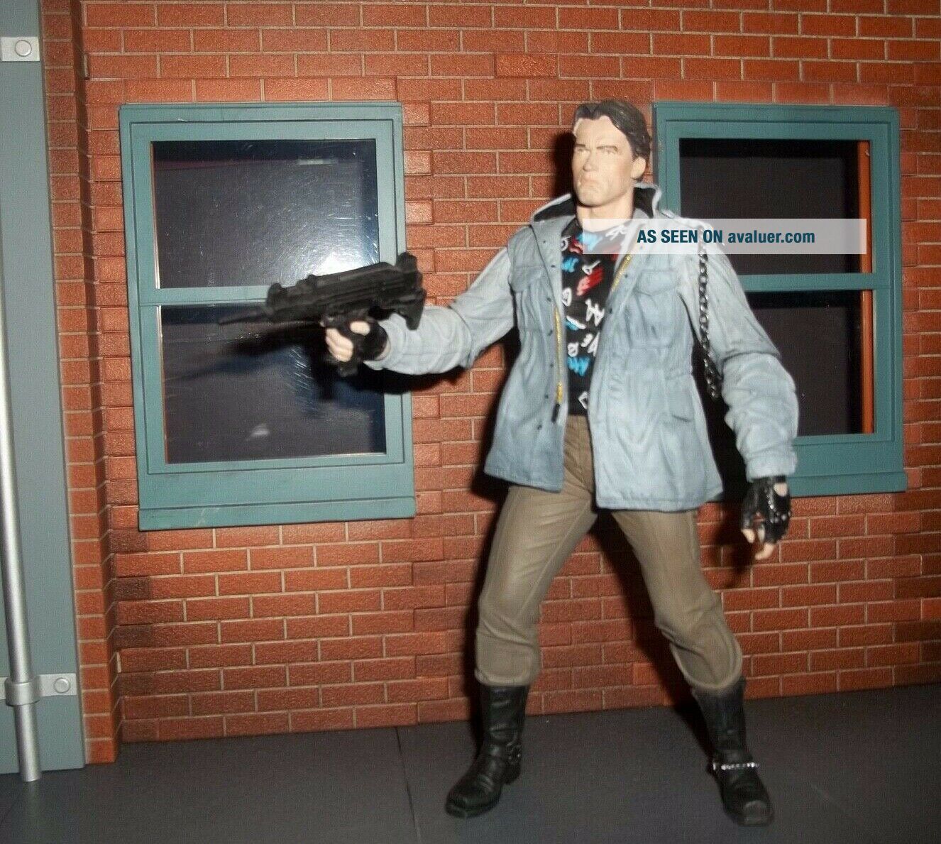 NECA TERMINATOR T - 800 TECH NOIR NIGHT CLUB DELUXE 7 INCH FIGURE ...