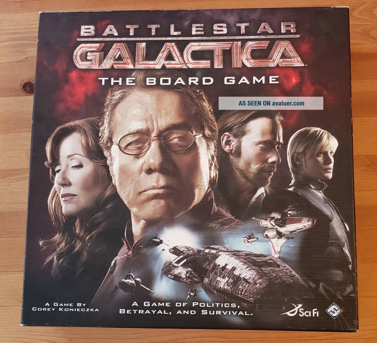 BATTLESTAR GALACTICA Board Game FFG Fantasy Flight Games Complete ...