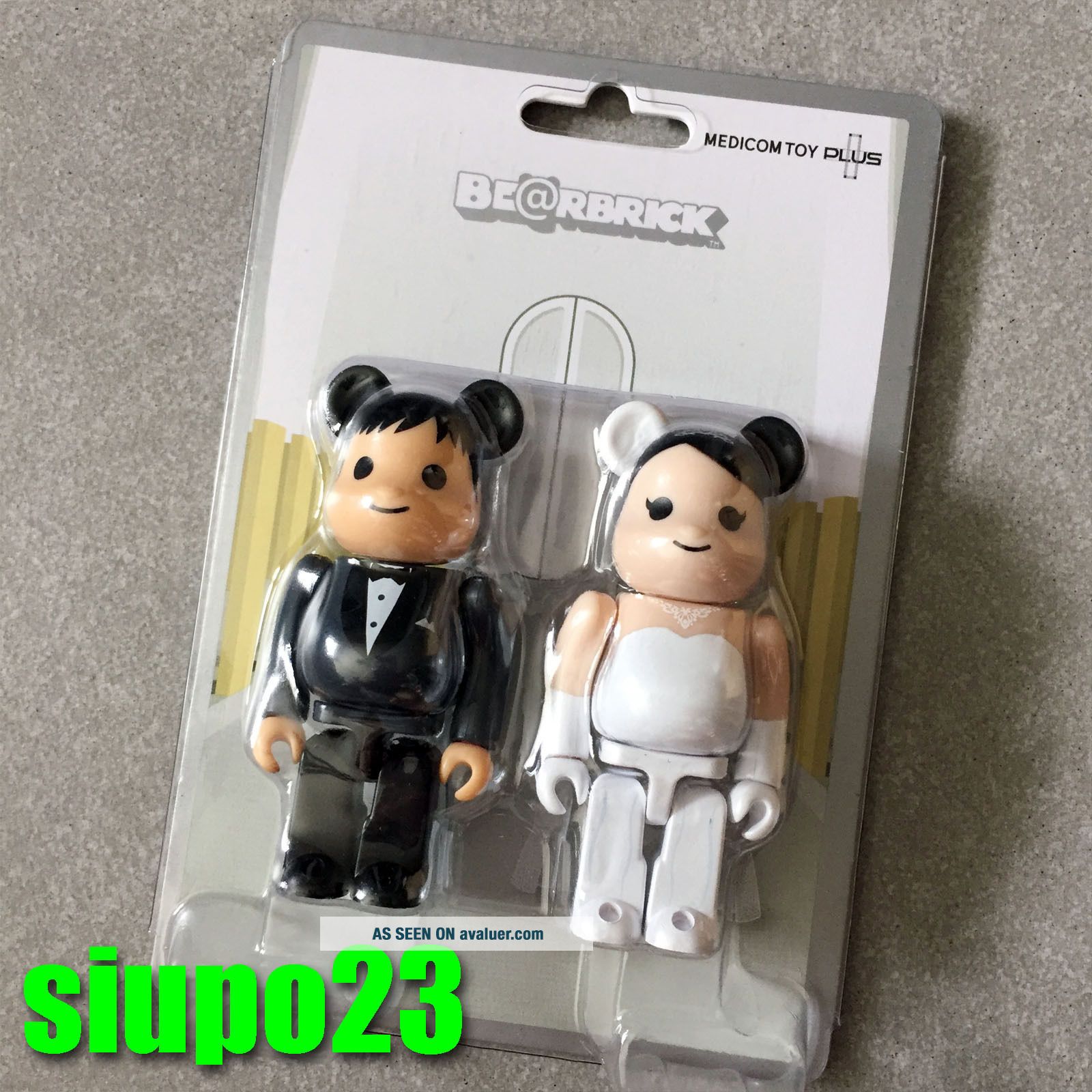 Medicom 100 Bearbrick Wedding Plus Be@rbrick Medicom Toy Plus Limited ...
