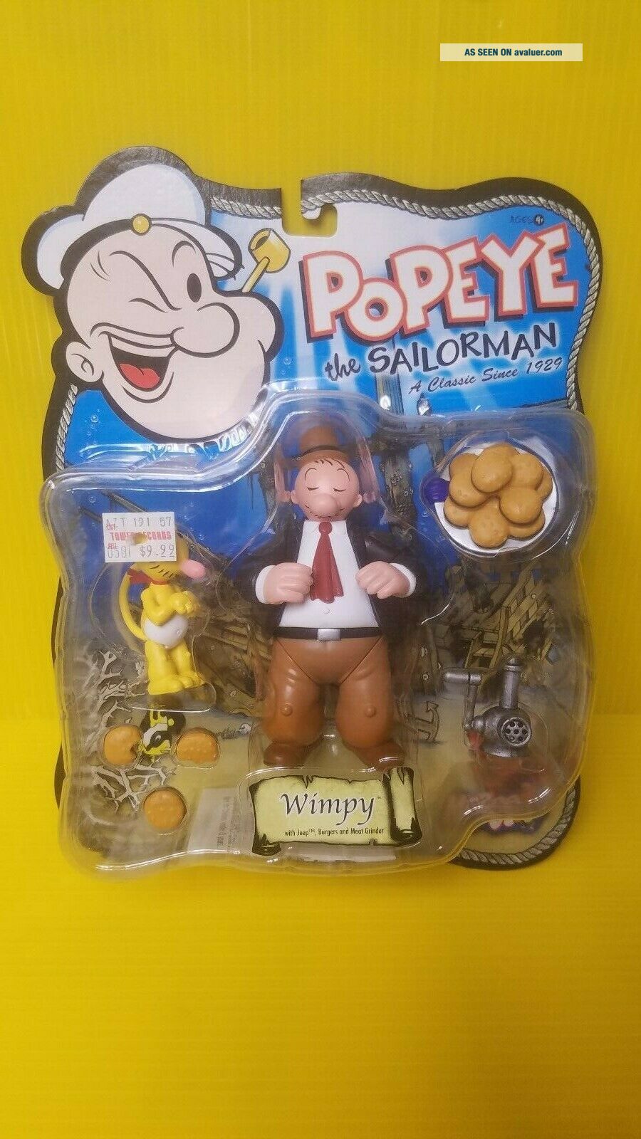 MEZCO POPEYE THE SAILOR MAN WIMPY ACTION FIGURE | #8775546