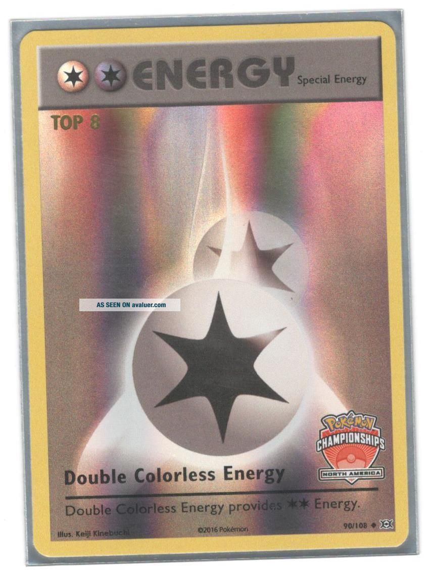 Pokemon Double Colorless Energy Top 8 Promo NAIC North America ...