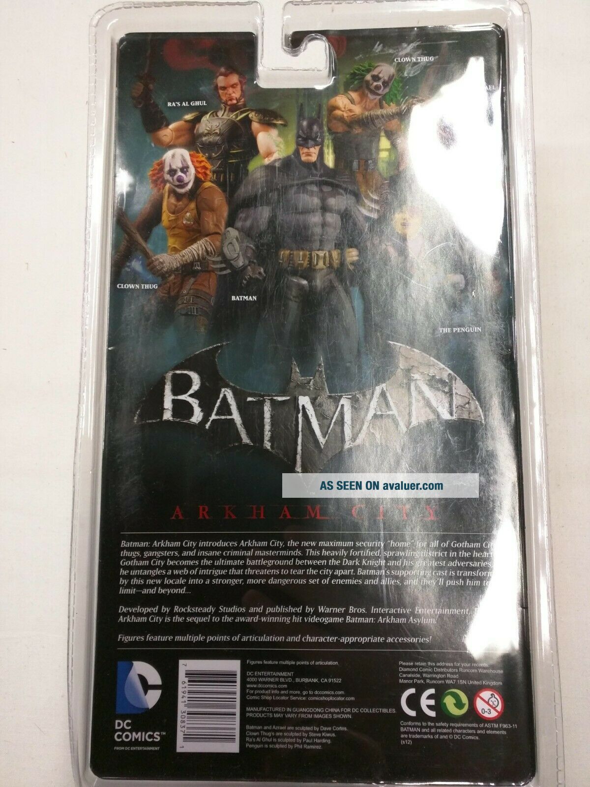 Batman Arkham City Series 3 Ra ' S Al Ghul 7in Action Figure DC Direct ...