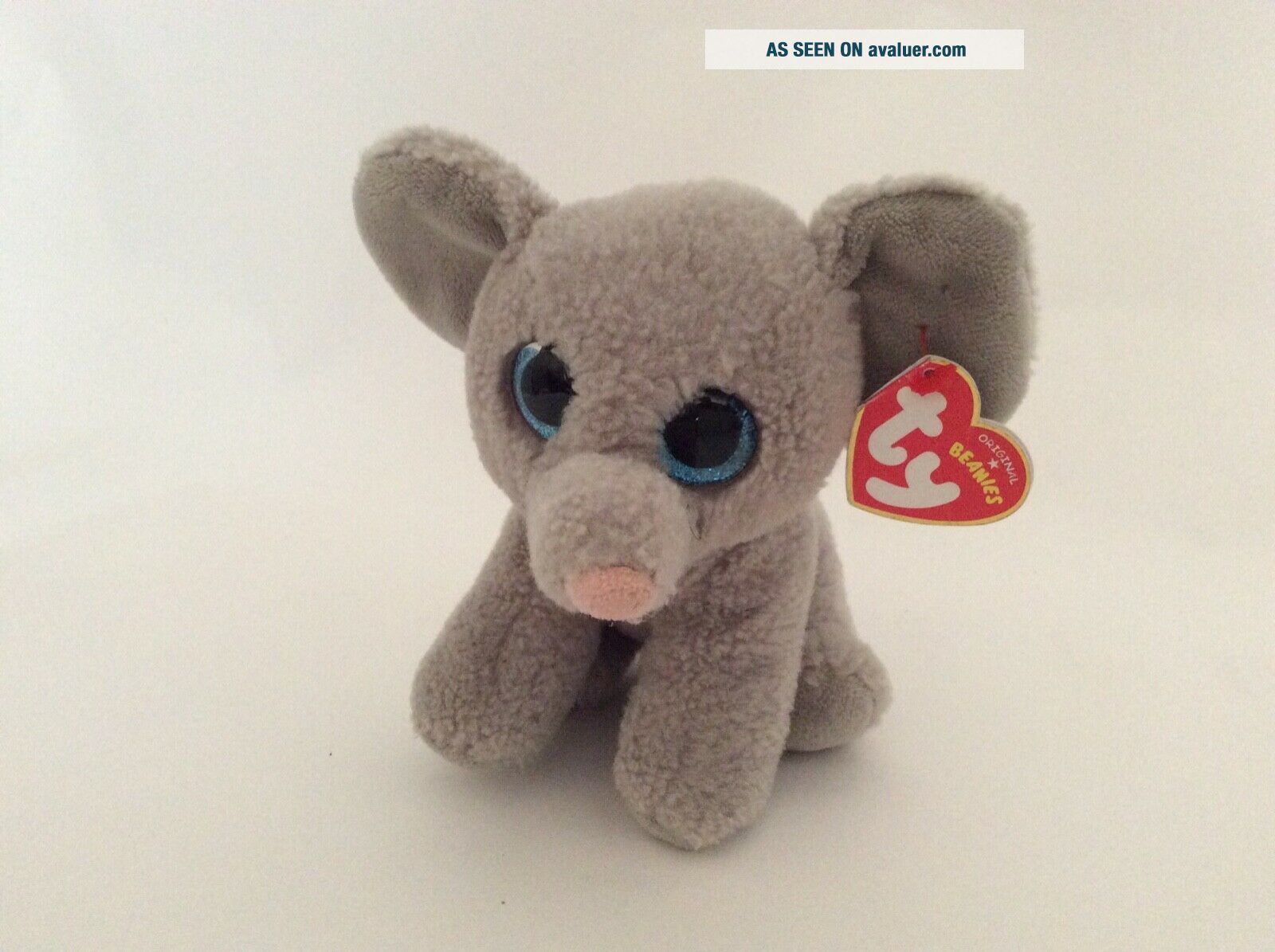 TY BEANIE BABY Gray WHOPPER THE ELEPHANT 6 " Small Plush | #8791424