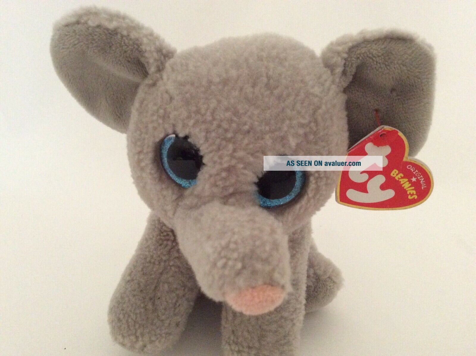 TY BEANIE BABY Gray WHOPPER THE ELEPHANT 6 " Small Plush | #8791424