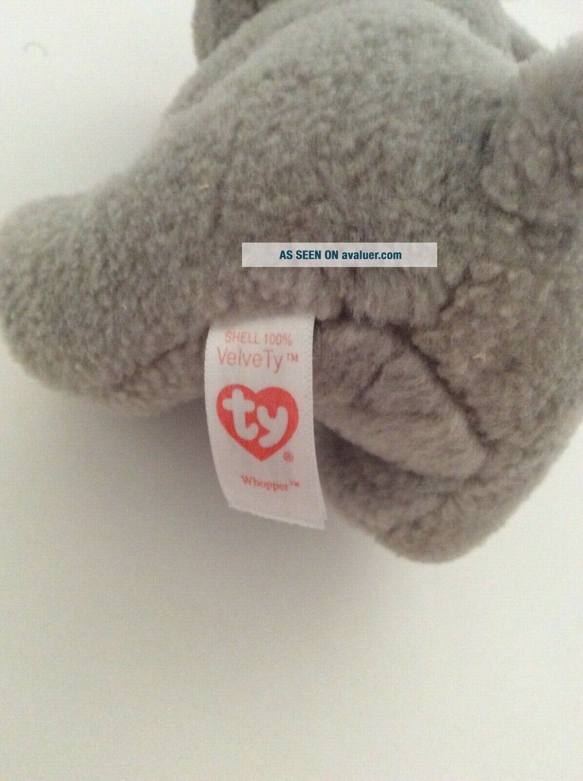 TY BEANIE BABY Gray WHOPPER THE ELEPHANT 6 " Small Plush | #8791424