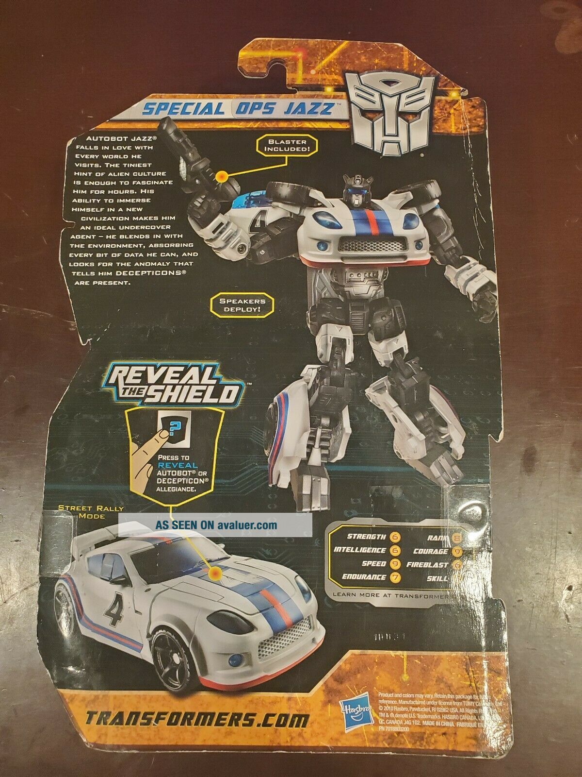 Special Ops Jazz MOSC Reveal The Shield Transformers Generations | #8782845