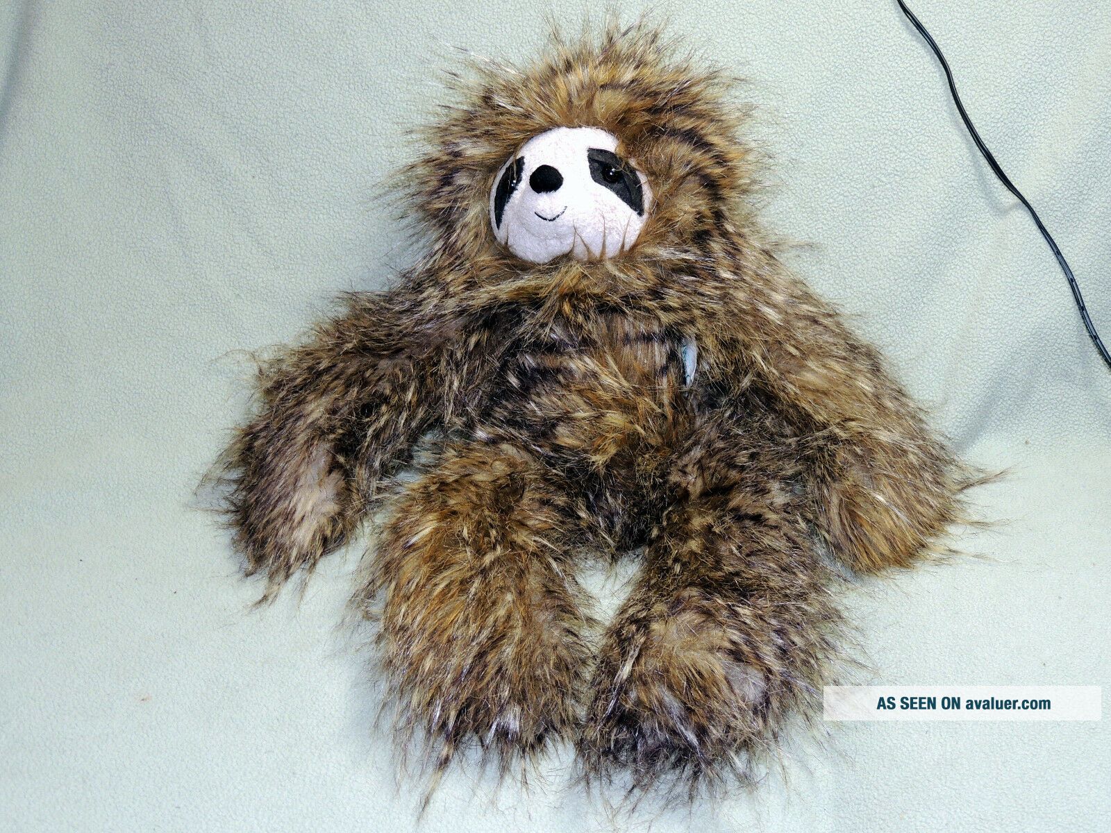 Jellycat London Sloth Plush Anthropologie Stuffed Animal Toy Long Hair ...