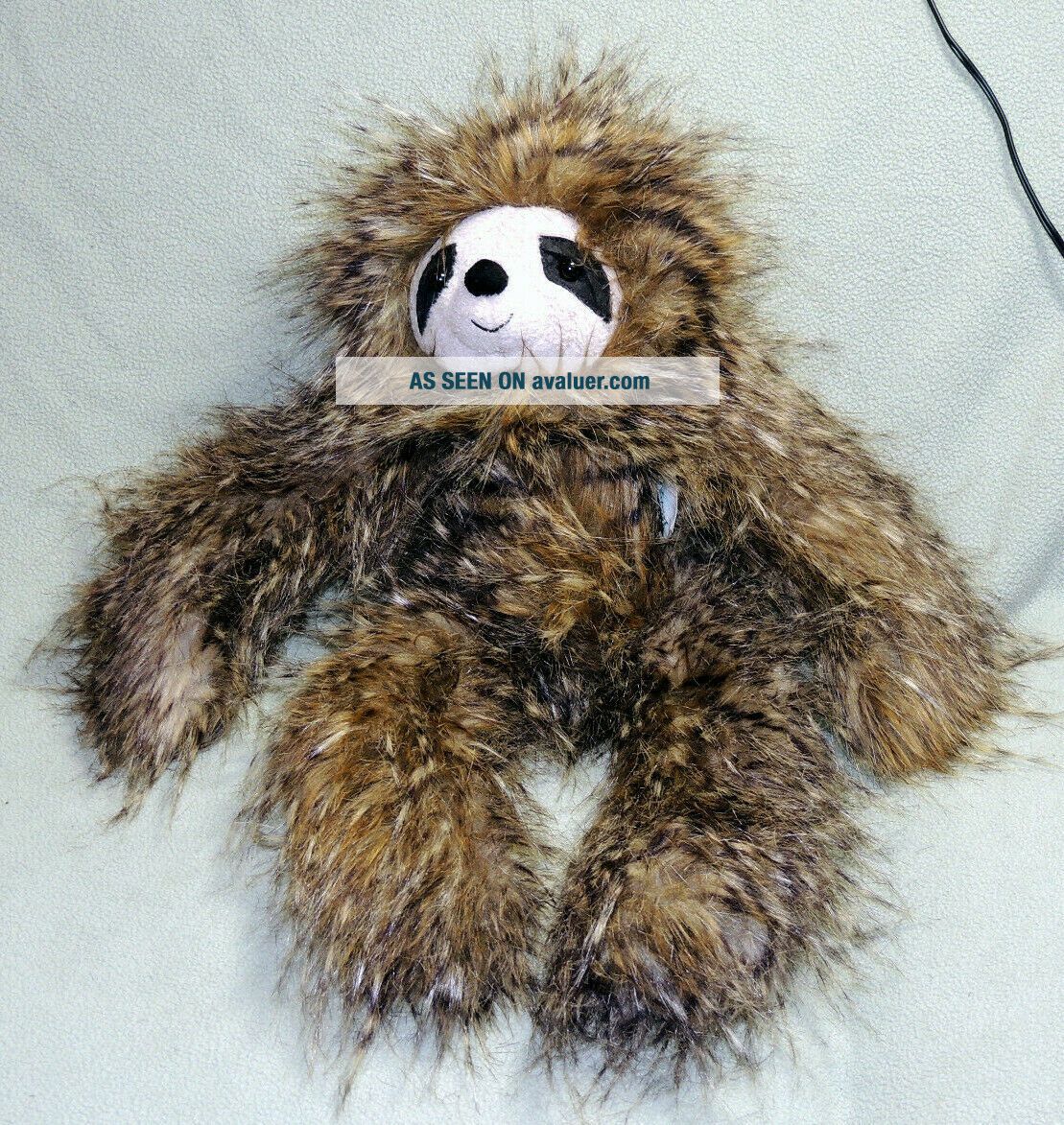 Jellycat London Sloth Plush Anthropologie Stuffed Animal Toy Long Hair ...