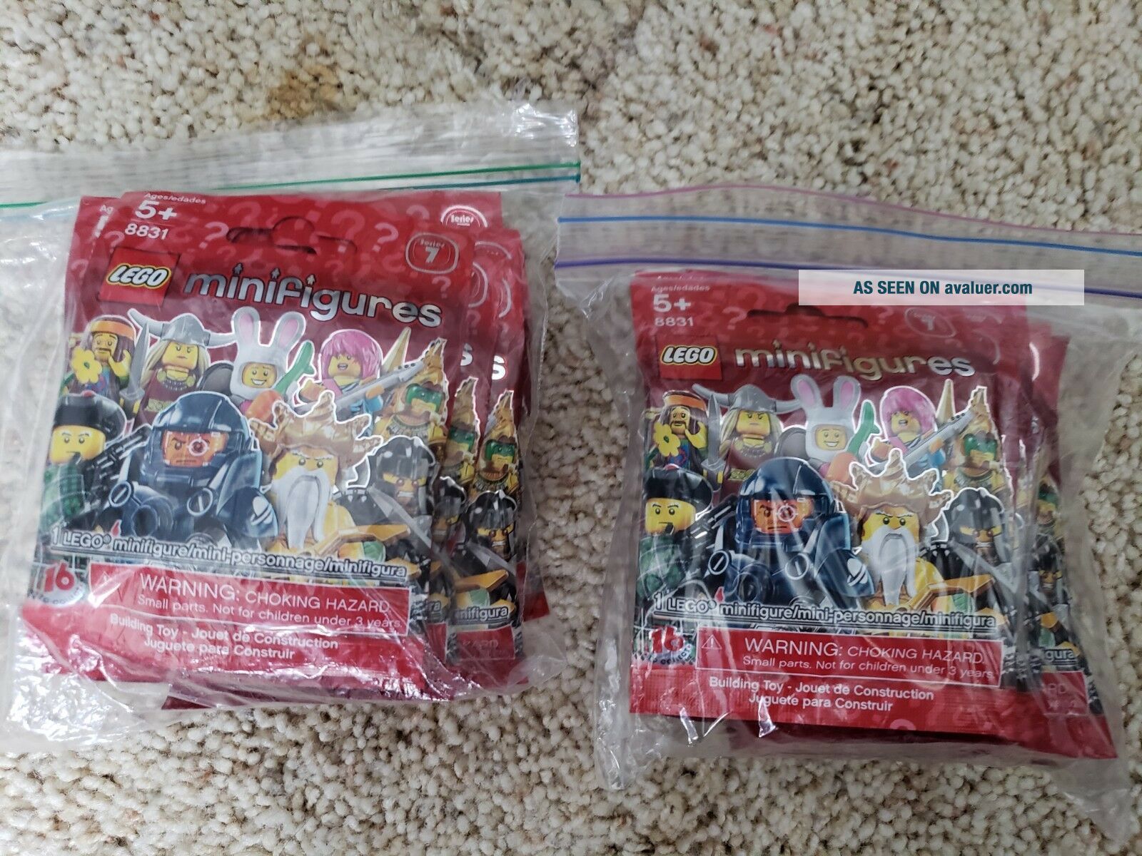 LEGO Minifigures Series 7 (8831) Complete Set 16 Figures. & Factory ...