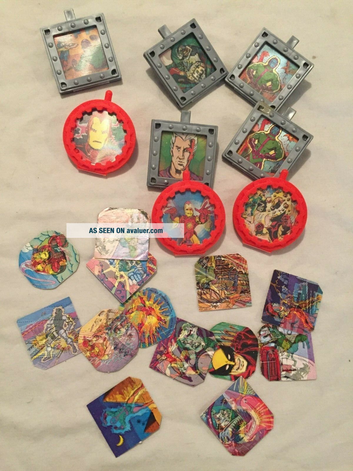 VINTAGE 1980s Mattel SECRET WARS Marvel Comics Lenticular Flicker ...
