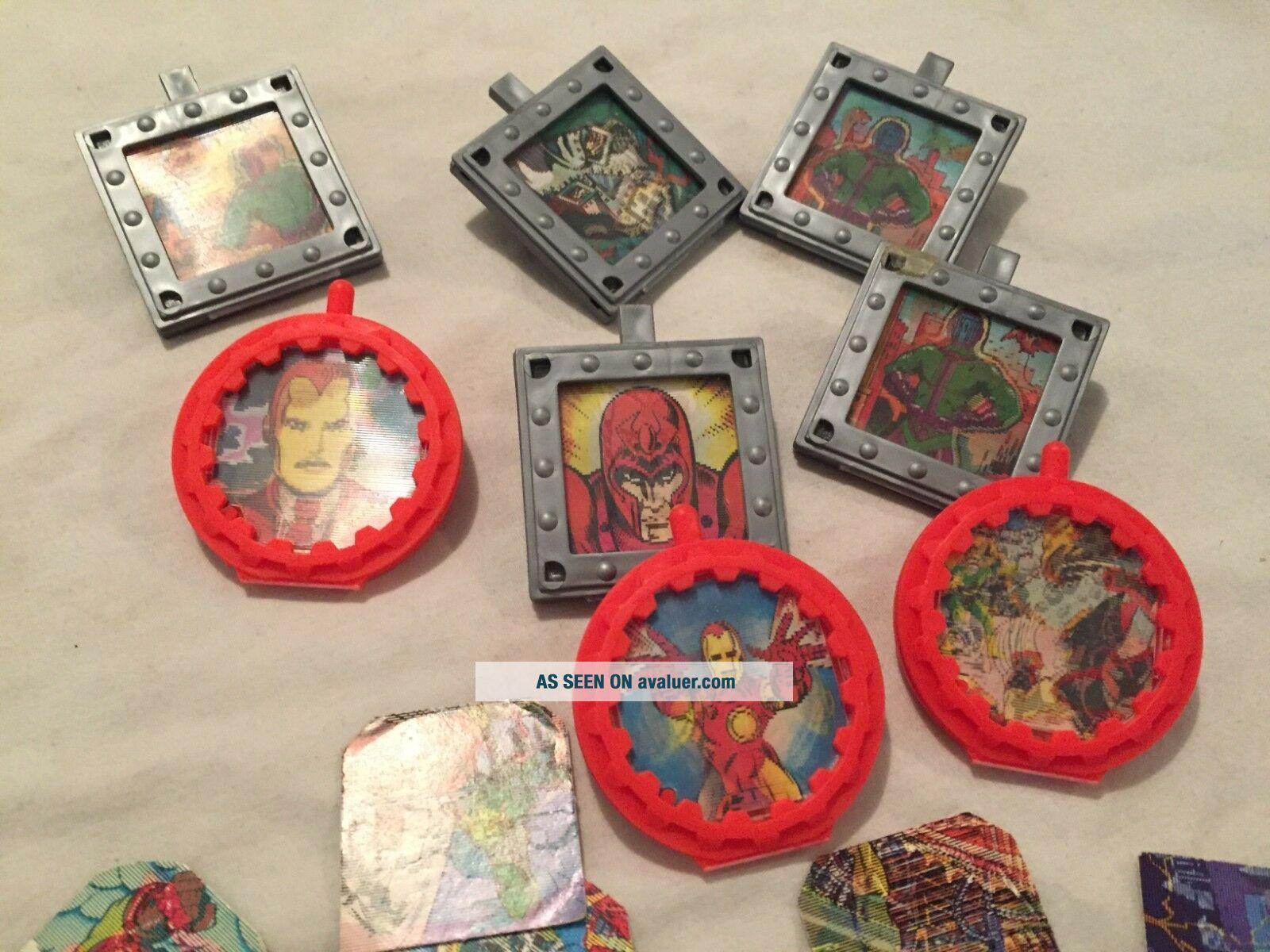 VINTAGE 1980s Mattel SECRET WARS Marvel Comics Lenticular Flicker ...