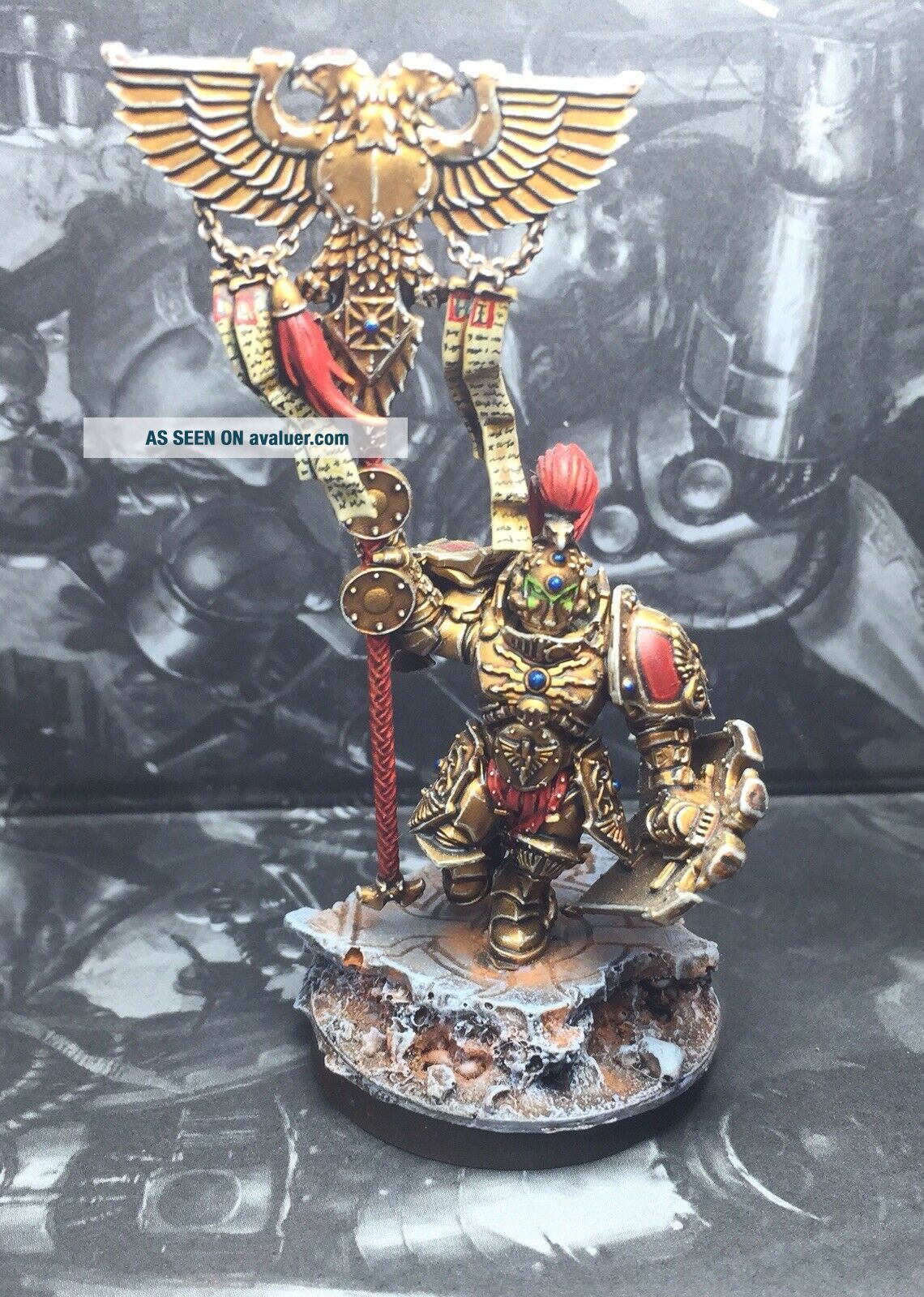 Warhammer 40k Adeptus Custodes Vexilus Praetor Expertly Painted And ...