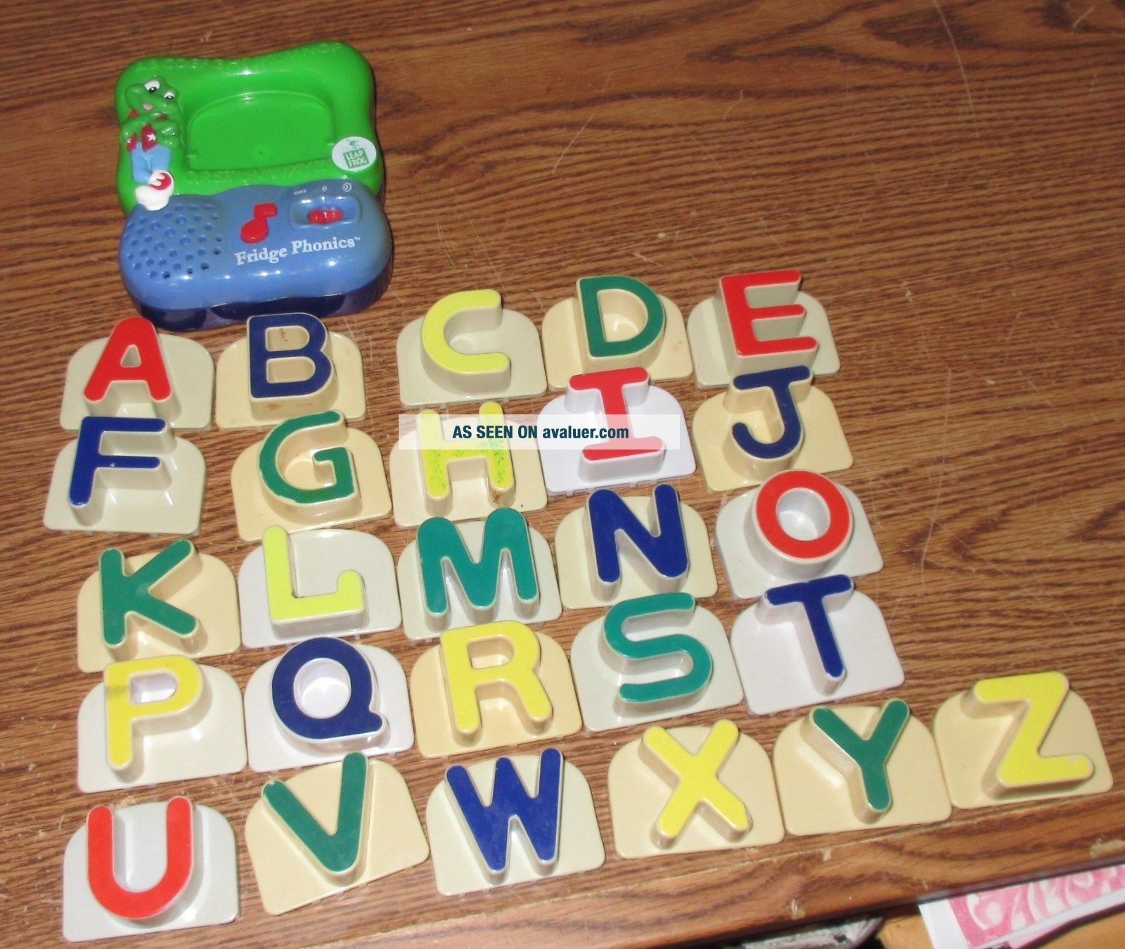 Fridge Phonics Leap Frog Magnetic Letter Set Retired Capital Alphabet ...