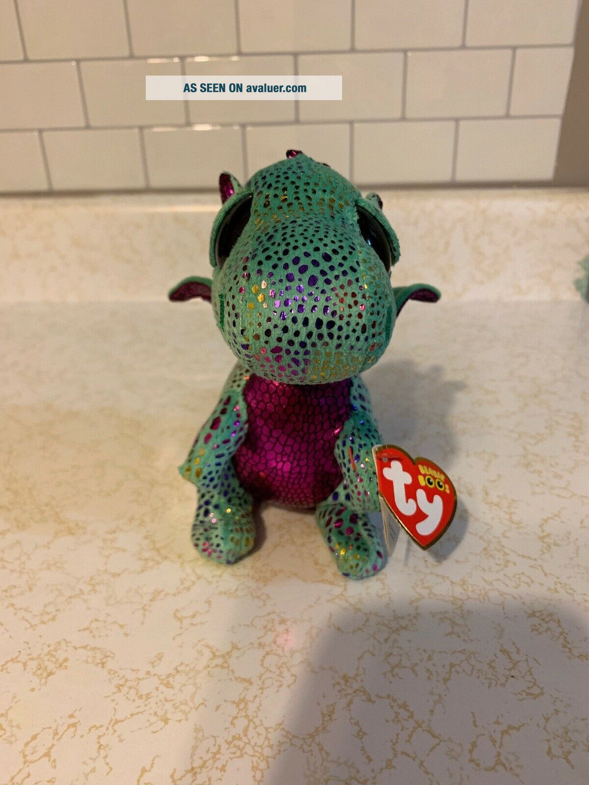 Ty Beanie Boos Cinder The Green Dragon Plush | #8806858