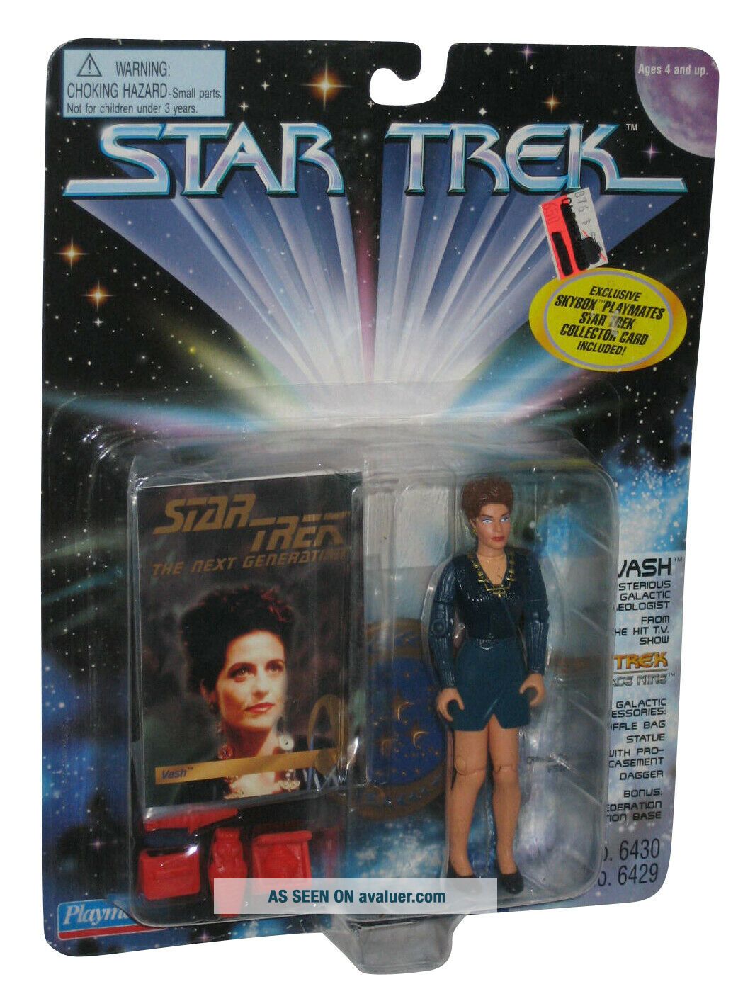 Star Trek Deep Space Nine Series 3 Vash Playmates Action Figure | #8805062