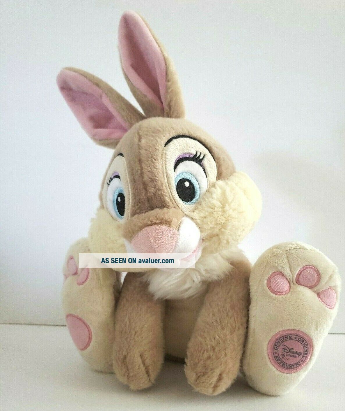 Disney Store MISS BUNNY Plush Stuffed Toy BAMBI Thumper ' S Girlfriend ...