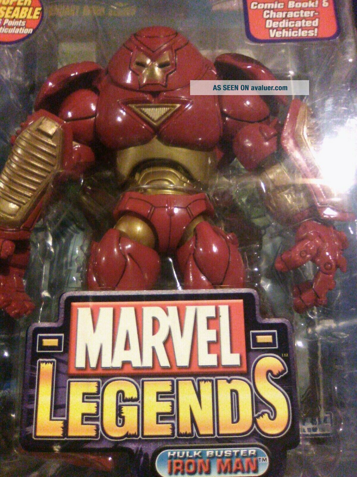 MARVEL LEGENDS HULK BUSTER IRONMAN LEGENDARY RIDER SERIES BONUS COMIC ...