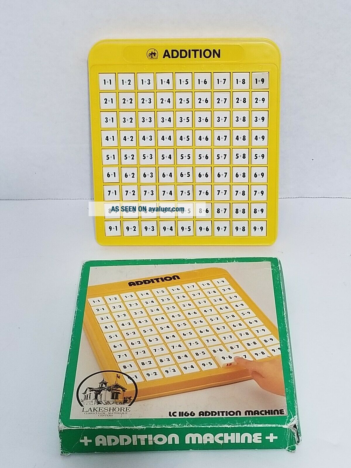 Lakeshore Addition Machine Teaches Adding Educational Toy Magic Math ...