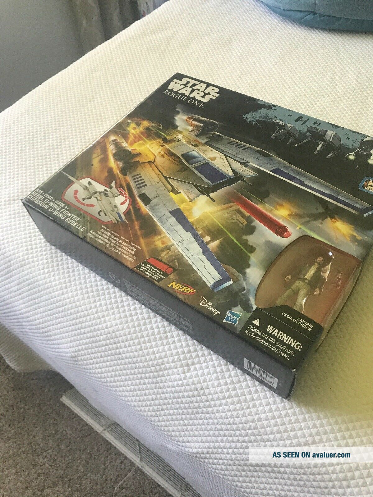 Rebel U Wing Fighter W/ Captain Cassian Andor Star Wars Rogue One Set ...