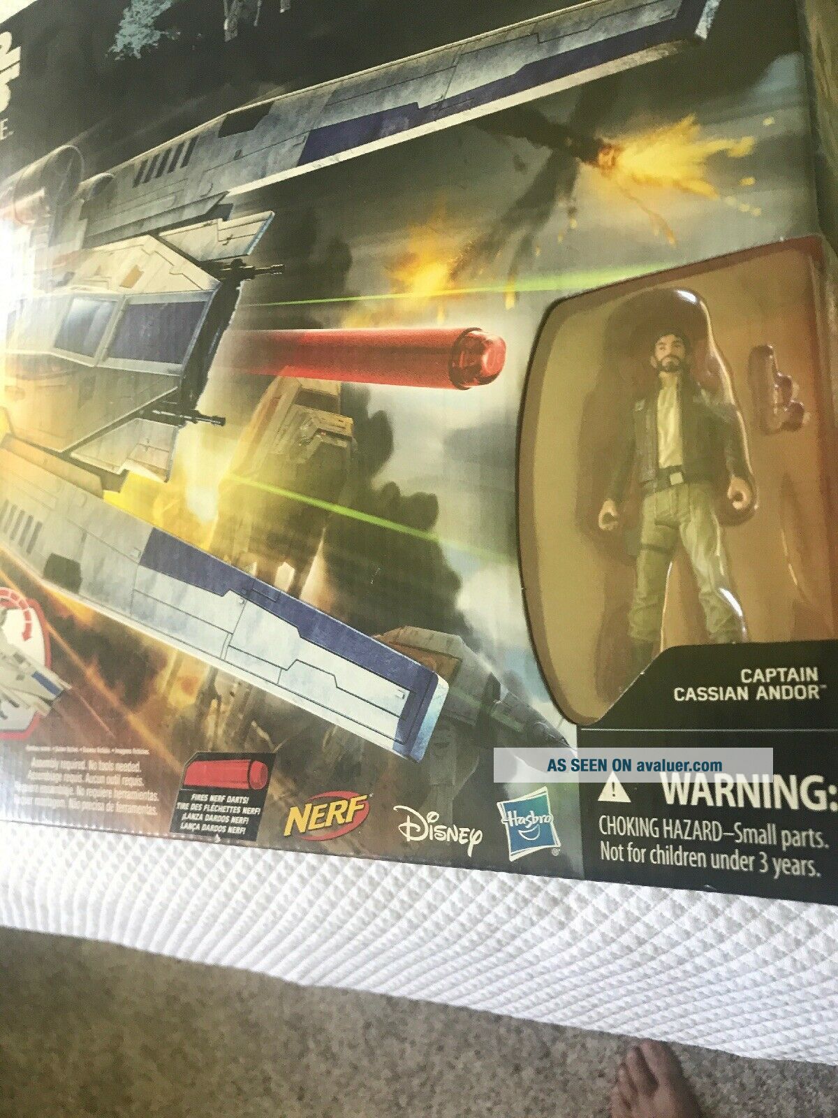Rebel U Wing Fighter W/ Captain Cassian Andor Star Wars Rogue One Set ...