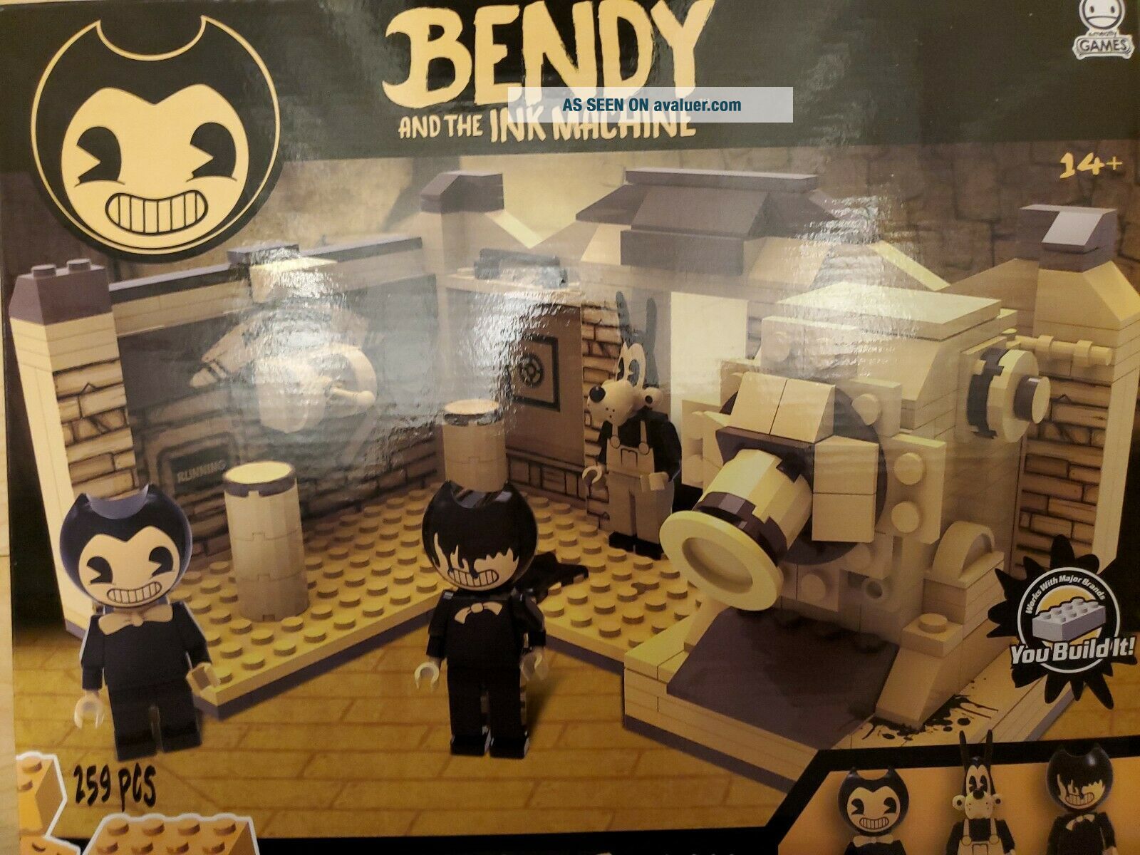 & Bendy And The Ink Machine Ink Machine Room Buildable Scene Set | #8829470