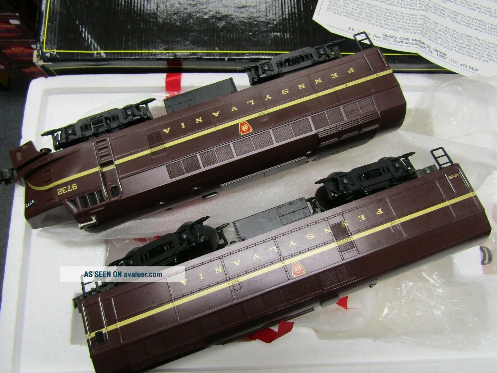 WEAVER MODELS PENNSYLVANIA SHARKNOSE A/B SET O GAUGE 3 RAIL ...