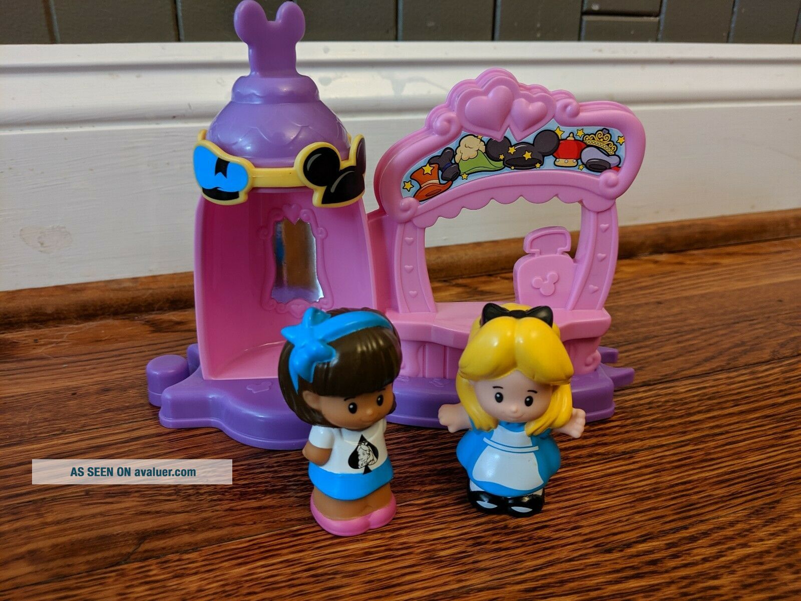 Fisher Price Little People Magic Of Disney Mad Hatter Shop Alice In ...