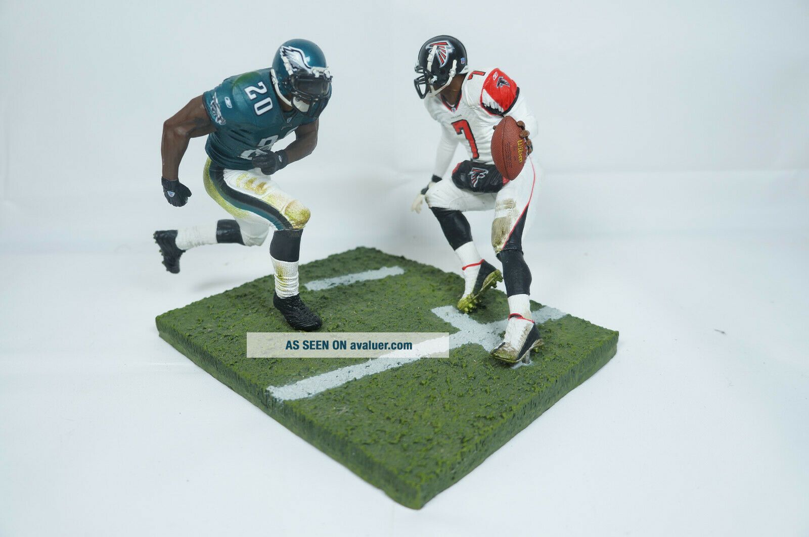 McFarlane NFL Michael Vick Brian Dawkins Deluxe Series Falcons Eagles ...