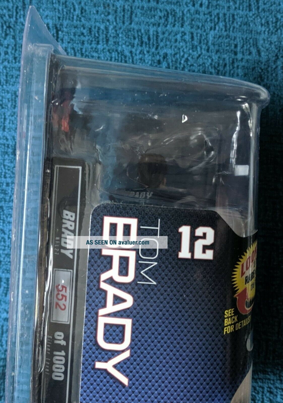 TOM BRADY MCFARLANE NFL SERIES 27 SILVER COLLECTOR LEVEL CHASE VARIANT ...