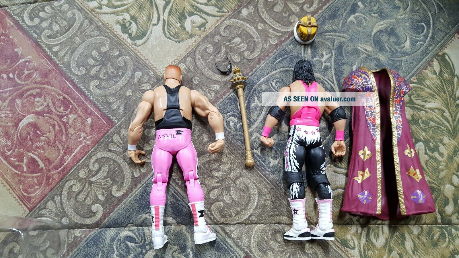 WWE Elite Brett The Hitman Hart And Jim The Anvil Neidhart | #8844826