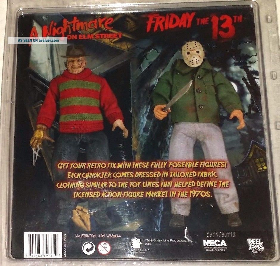 NECA Friday 13th JASON VOORHEES Retro Cloth Cult Horror Action Figure ...