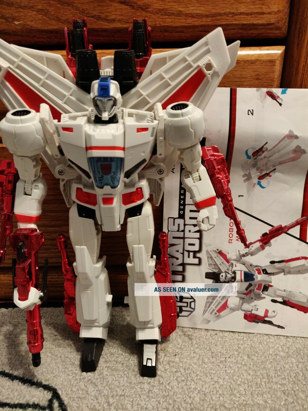 TRANSFORMERS JETFIRE Leader Class Figure Generations Combiner Wars ...