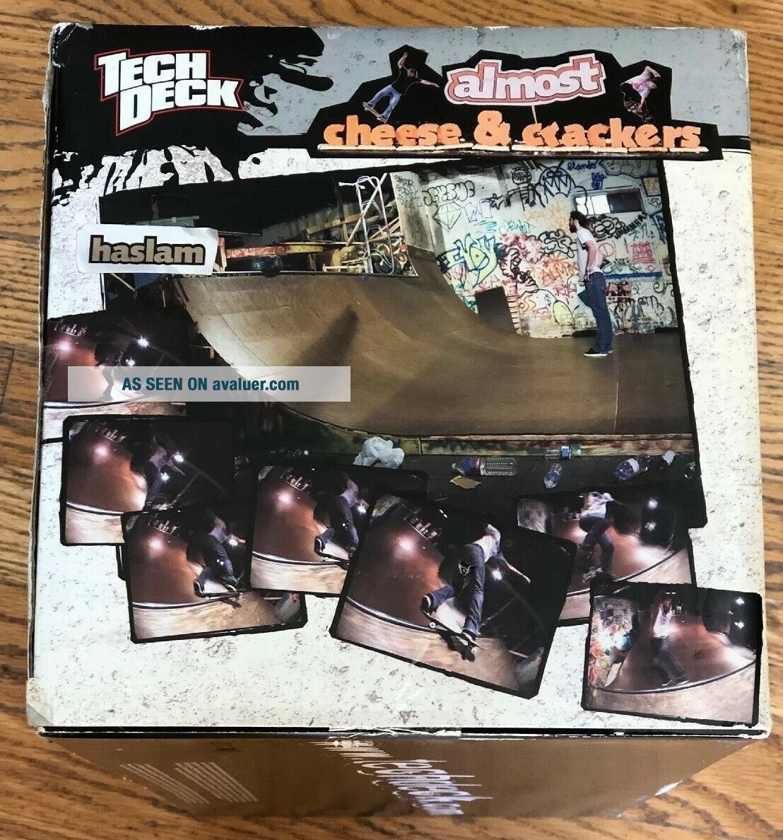 SPINMASTER TECH DECK ALMOST CHEESE AND CRACKERS SKATEBOARD RAMP BOX ...
