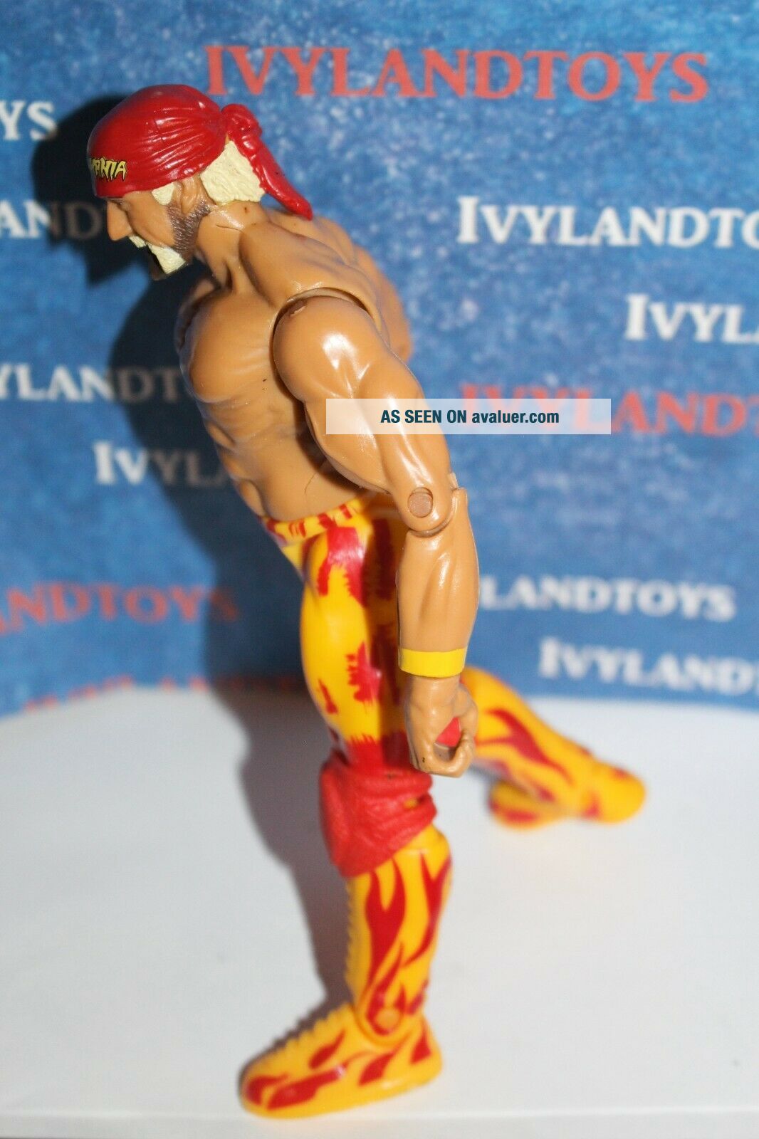 WWE Hollywood Hulk Hogan Titan Tron Live Wrestling Action Figure Jakks ...