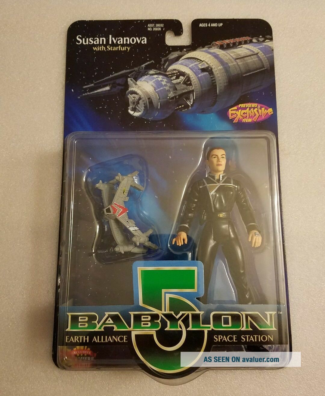 1997 Babylon 5 SUSAN IVANOVA W/ StarFury PREVIEWS EXCLUSIVE ITEM | #8879294