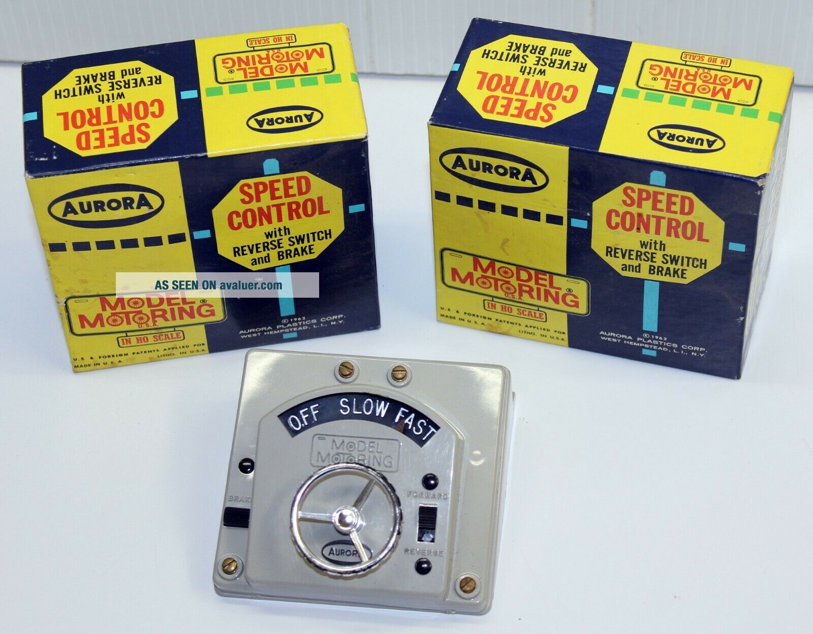 Antique HO Scale Model Motoring " Speed Control " (Reverse Switch ...