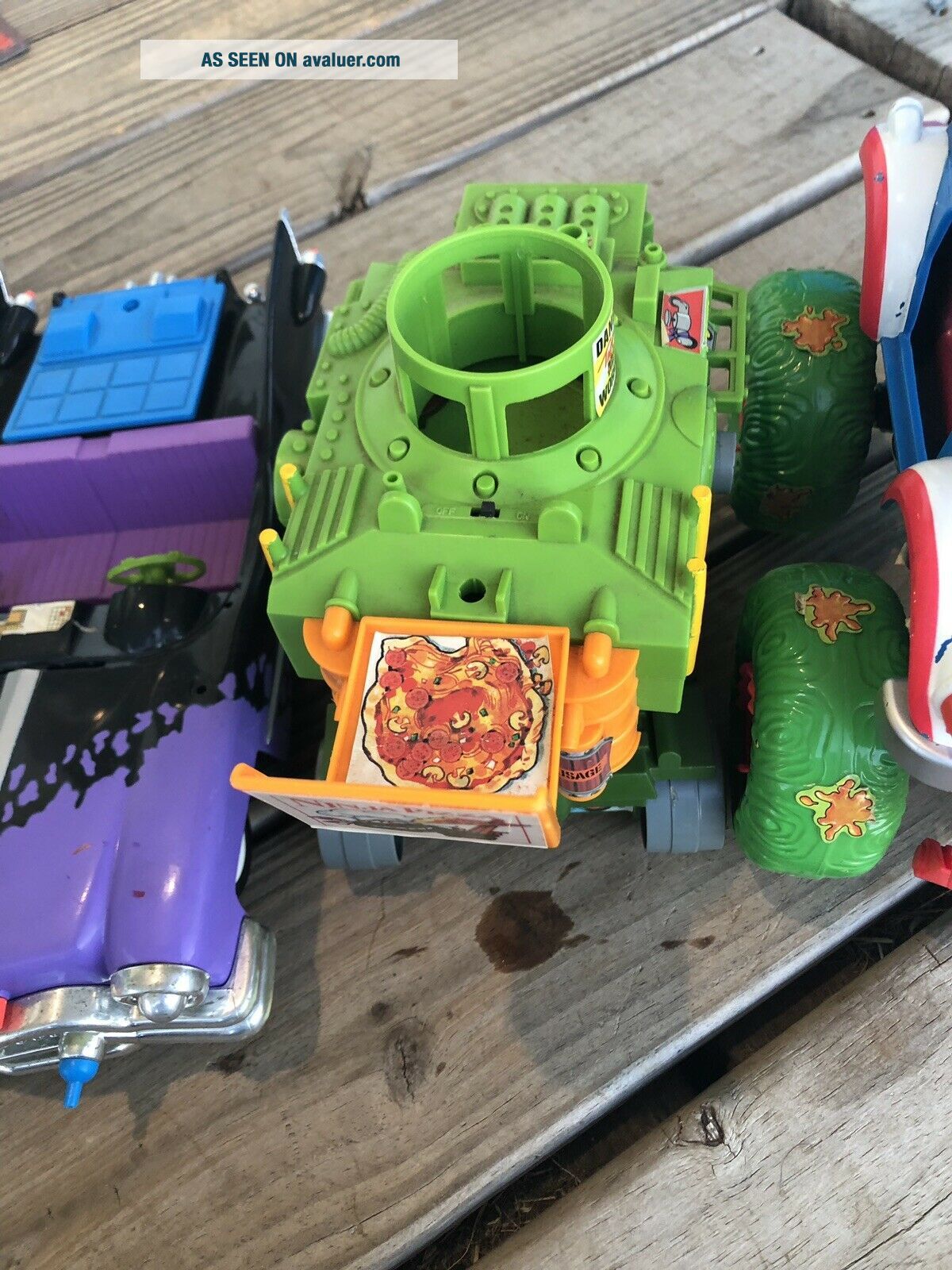 Teenage Mutant Ninja Turtles Vtg Four Vehicles 1980s 1990s Toys | #8895736