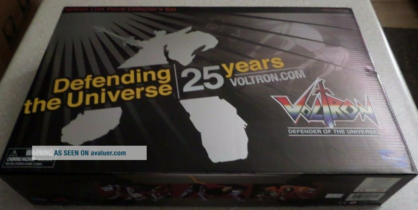 MIB Toynami Voltron Lion Force Collector ' S Metallic 25th Anniversary ...