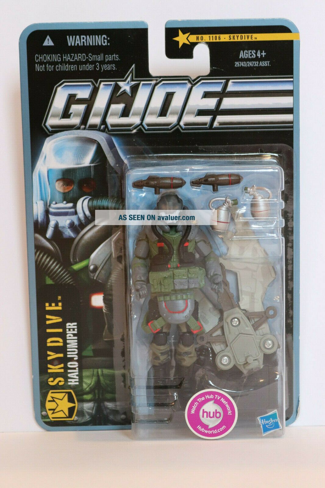 2011 GI Joe POC Pursuit Of Cobra SKYDIVE (V2) - MOC | #8886968
